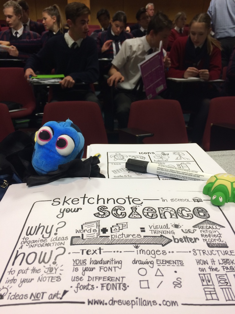 Sketchnote your Science – Dr Sue Pillans